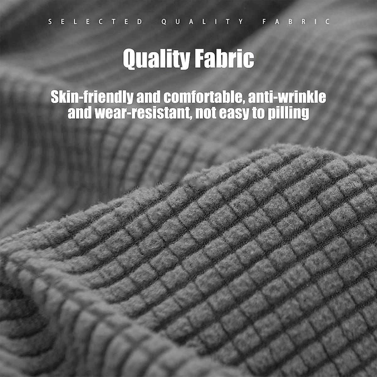 BAGASI Armrest Covers Spandex Stretch Fabric Waterproof Arm Caps Anti-Slip Furniture Protector Slipcovers for Armchairs Sofa Couches Recliner, Set of 2,Camel