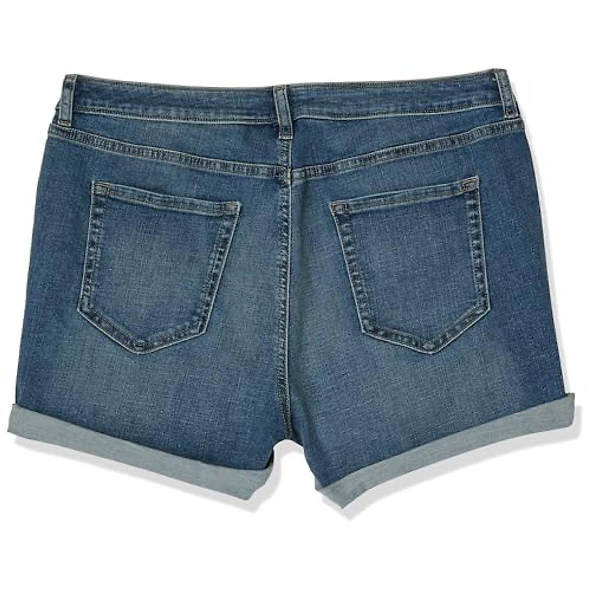 Amazon Essentials Women's 4" Denim Short, Medium Wash, 10