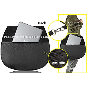 Sojoy iGelComfort Support Gel Seat Cushion with Memory Foam Portable Enhanced Chair Pad(Car/Office Chair/Truck/Home/Wheelchairs/Outside Sports Camping) (Black) (16 x 18 x 2inches)