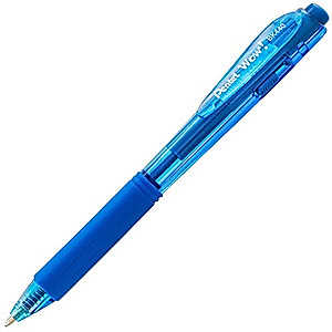 Pentel WOW! Ballpoint Pen, (1.0mm) Med. line, Blue Ink, 60-pk Canister (BK440PC60C)