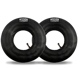 Premium Replacement Tire Inner Tubes - 2 Pack - 4.10/3.50-4"- Great for Hand Truck Dollies, Wheelbarrows, Lawn Mowers, and Trailers - Utility Tools - Mission Automotive