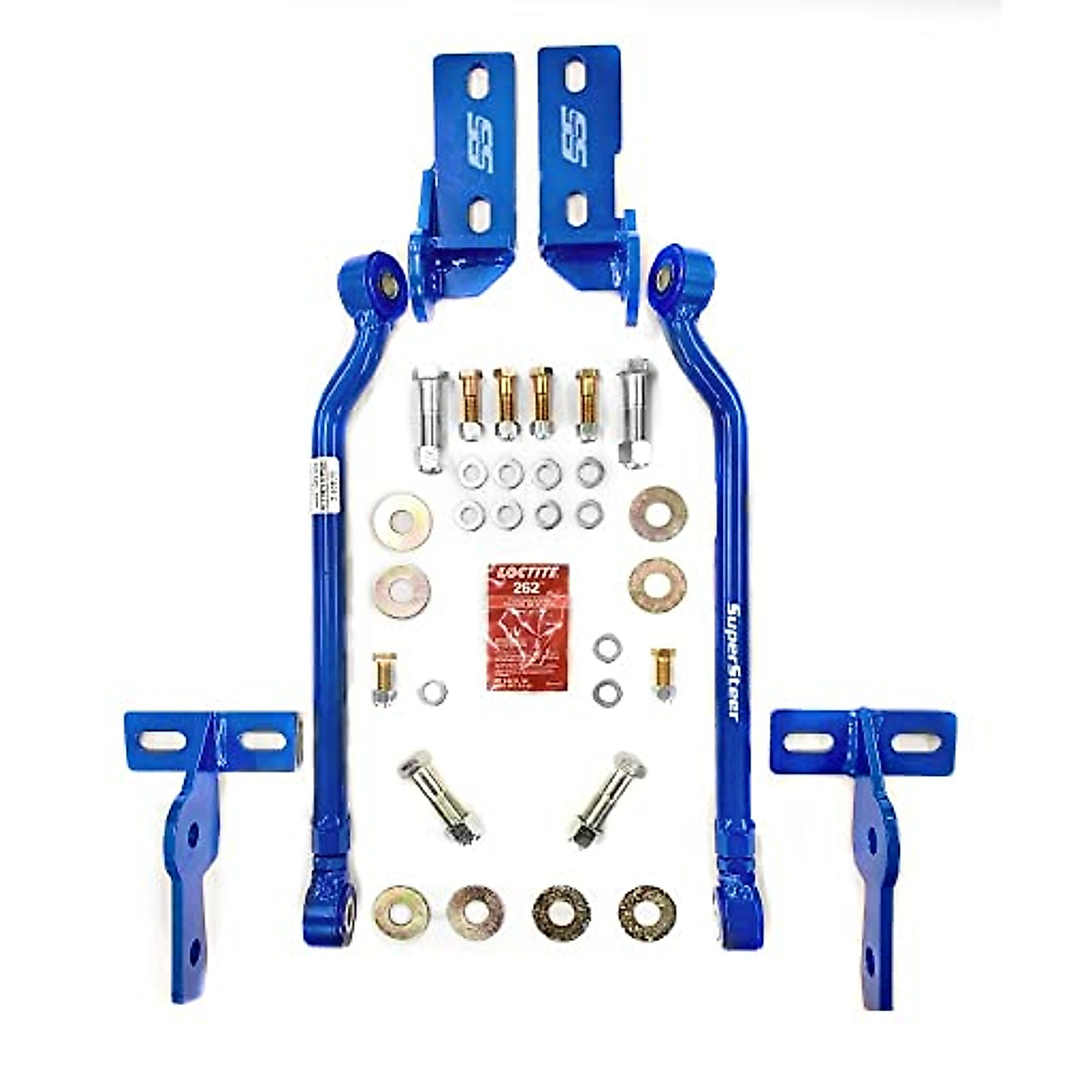 SuperSteer Front Radius Rods Compatible with Ford F53 V8 16-26k GVWR 2020+