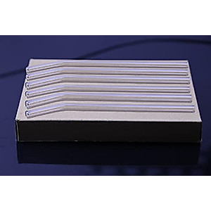 12PCS Reusable Clear Glass Straws shatter resistant Clear Glass Drinking Straw 6 Straight and 6 Bent with 4 Cleaning Brushes Environmentally Friendly Perfect for Smoothies Tea Juice 8.5''x10 MM