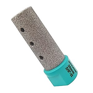 GYTYCATAH Diamond Finger Milling Bits, 3/4" (20mm) Diamond Milling Bits for Existing Holes Enlarging Shaping Trimming in Tile Marble Glass Granite Ceramic 5/8"-11 Threads (Blue)