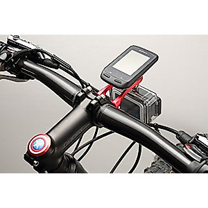 Best Tek Garmin Edge Extended Out-Front Mount, Bike Handlebar Mount for NiteRider Adapter, Sports Action Camera,Garmin Edge 25 130 200 500 510 520 800 810 820 1000 1030