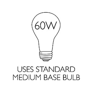 Design House 588327 Savannah Farmhouse 1-Light Indoor Pendant Dimmable White Metal Shade for Kitchen Island Bar Dining Room, Matte Black