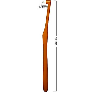 Boyizupha 7 Pcs End Tuft Tapered Trim Toothbrush,Single Compact Interspace Brush,Medium(Color Random)