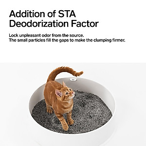 pidan Mixed Cat Litter Tofu with Activated Carbon Bentonite Flushable Odor Free Absorbent and Fast Drying Selected Quality Pea Dregs Solubility in Water Vacuum Package (6L-5.3lb/Bag, 1bag)