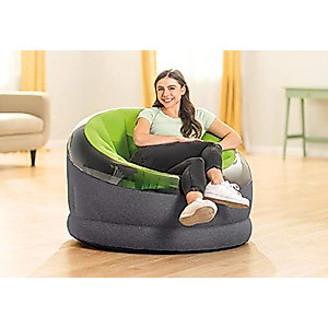 Intex Inflatable Empire Chair, 44" X 43" X 27", Color May Vary, 1 Pack