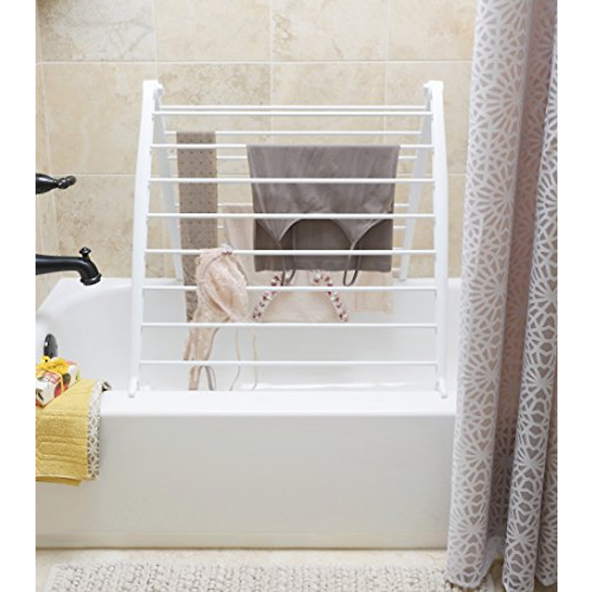 Whitmor Spacemaker Drying Rack, White