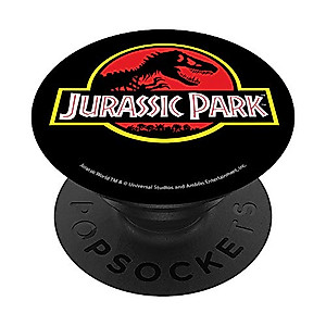 Jurassic Park Classic Original Logo PopSockets PopGrip: Swappable Grip for Phones & Tablets