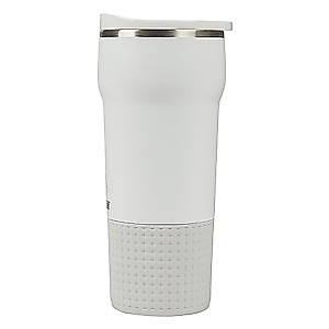 Pelican Hydration Pelican Cascade™ 22 oz Vacuum Insulated Tumbler - Recycled Stainless Steel Double Wall Travel with Dual Lid, Powder Coated Insulated Coffee Mug For Hot Cold Drinks, Bright White