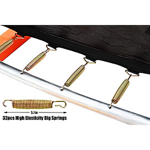 USPOINT 6.5ft Climb Slide Swing 7-in-1 Mini Rectangular Trampoline for Kids | Birthday Gift for Girls and Boys, Indoor Outdoor Toddler's Trampoline with Safety Net Enclosure, Padding, Zipper