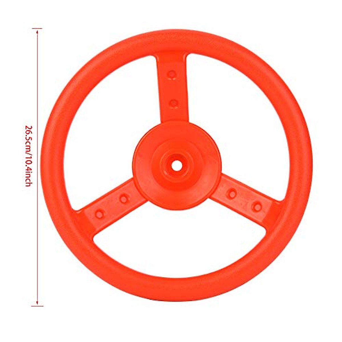 Vifemify Plastic Outdoor Playground Small Steering Wheel Toy Swing Set Accessories Kids Games Carnival Games Parts Sports(red)