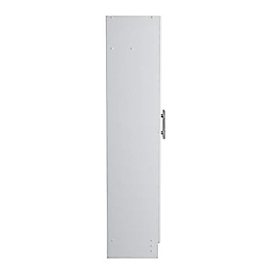 Prepac Elite 2 Door Standing Storage Cabinet, 16" D x 32" W x 65" H, White