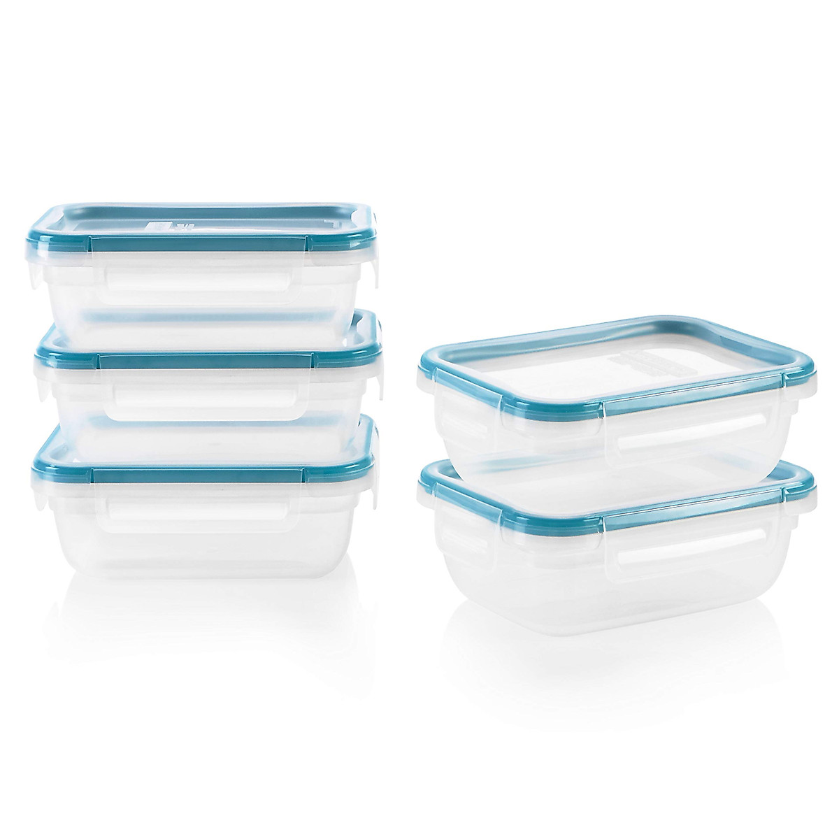 Snapware 10-Piece BPA-Free Plastic Food Storage Containers Set with Airtight Lids