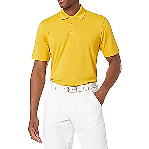 Amazon Essentials Men's Regular-Fit Quick-Dry Golf Polo Shirt (Available in Big & Tall), Golden Yellow, XX-Large