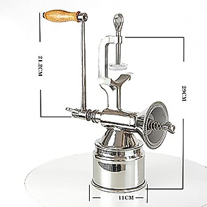 Manual Grain Mill Stainless Steel Grinder Grains, Professional Hand Operated Grain Grinder Maker, Coffee Grinder Hand Crank, Manual Coarse Grinding Tools For Rice, Spices, Pepper And Corn Beans