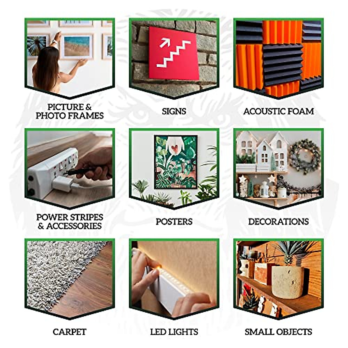 WickedGood Mounting Tape (3/4" x 120"), Double Sided Adhesive Tape, Heavy Duty Indoor & Outdoor Tape, Waterproof (Clear)