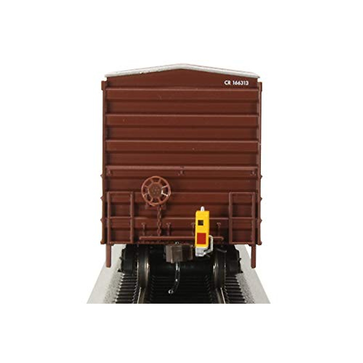 Bachmann Trains - 50' Outside Braced Box Car with Flashing End of Train Device - Conrail #166313 - HO Scale, 14907