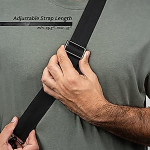 Volana Small Crossbody Backpack Sling bag for Men and Women (Black), lightweight Shoulder bag travel hiking Chest bag daypack