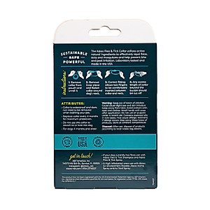 ALZOO Flea & Tick Dog Collar, Helps Repel Fleas, Ticks & Mosquitoes, 100% Plant-Based Active Ingredients, Phthalates and PVC Free, Up to 4 Months Protection, for Small Dogs: 15 lbs & Under, Pack of 2