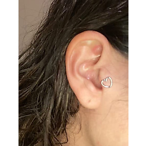 Briana Williams 16G Cartilage Earring Stud Tragus Forward Helix Piercing Jewelry Stainless Steel Lip Ear Piercing Jewelry for Women Men