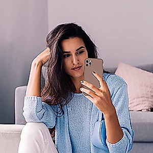 Cordking iPhone 11 Pro Case, Silicone Ultra Slim Shockproof Phone Case with Soft Anti-Scratch Microfiber Lining, [Enhanced Camera Protection], 5.8 inch, Light Brown