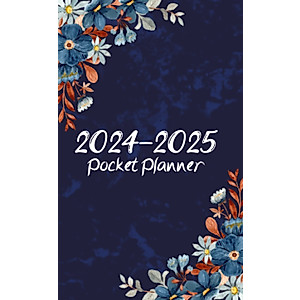 2024-2025 pocket planner: 2 Year Monthly Pocket Calendar (Junuary 2024 to December 2025) With Federal Holidays and Motivational Quotes