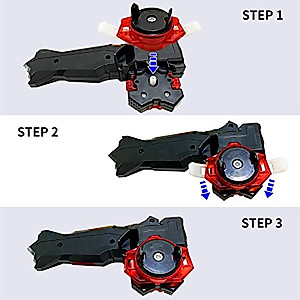BeyBtatle Battling Top Burst Gyro Toy Set Combat Battling Game 2 Spinning Tops 1 St. Sword Ver Launcher Bey Burst Gyro Toy Battling for Kids Children Boys Ages 6+
