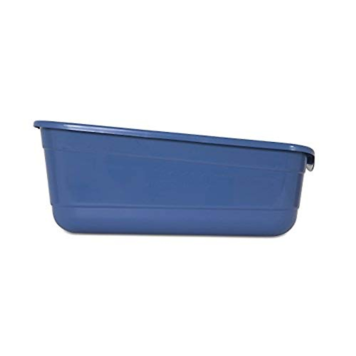Petmate Cat Litter Box - High Capacity, Open Litter Box for Large Cats - Blue