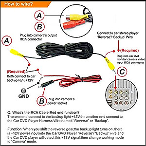 FEELDO Car Reversing Rear View Camera for Mitsubishi Outlander Sport ASX RVR 2011~2015 Waterproof