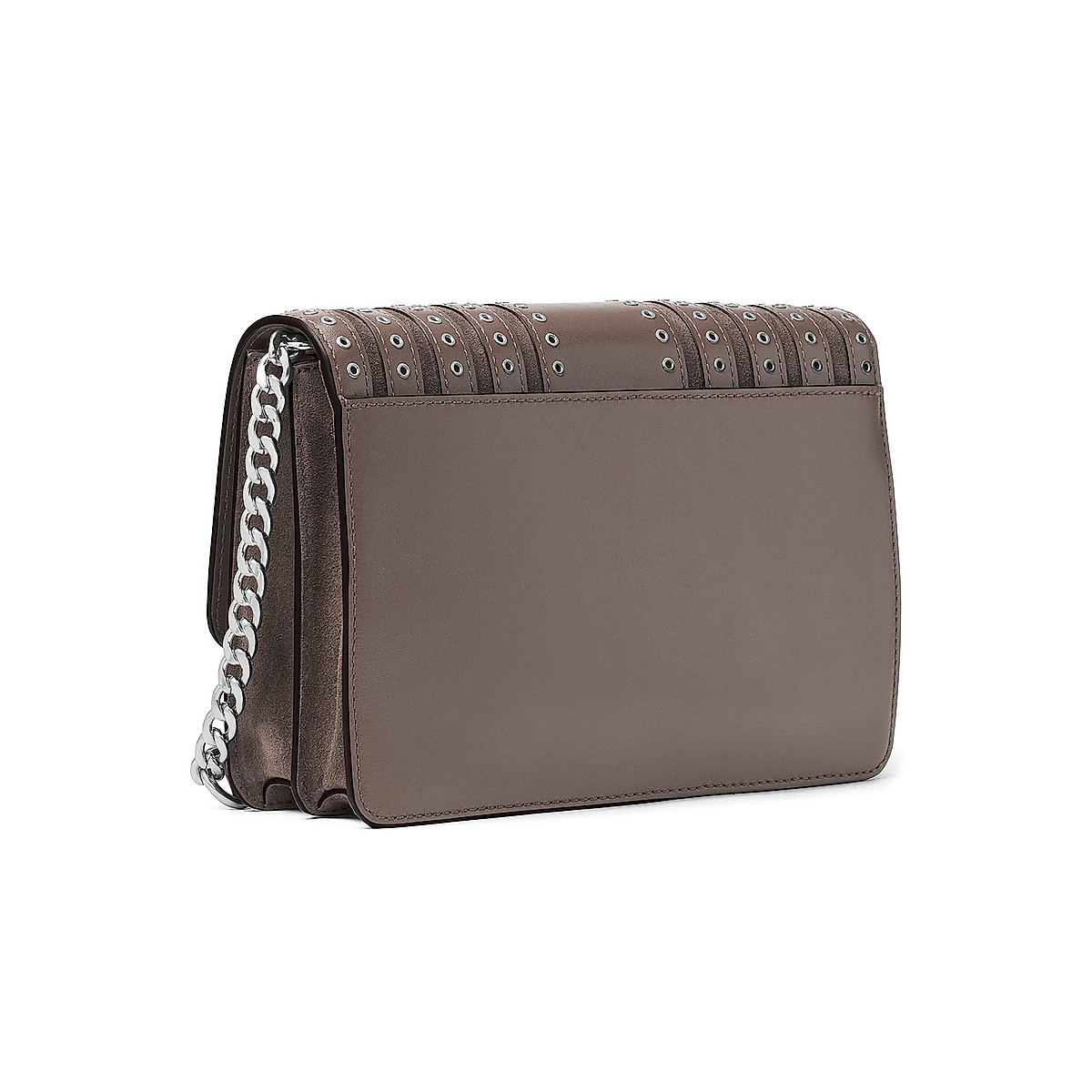 MICHAEL Michael Kors Womens Brooklyn Grommet Lg Crossbody Cinder One Size