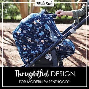 Milk Snob Original Disney 5-in-1 Cover, Winnie The Pooh, Added Privacy for Breastfeeding, Baby Car Seat, Carrier, Stroller, High Chair, Shopping Cart, Lounger Canopy - Newborn Essentials, Nursing Top