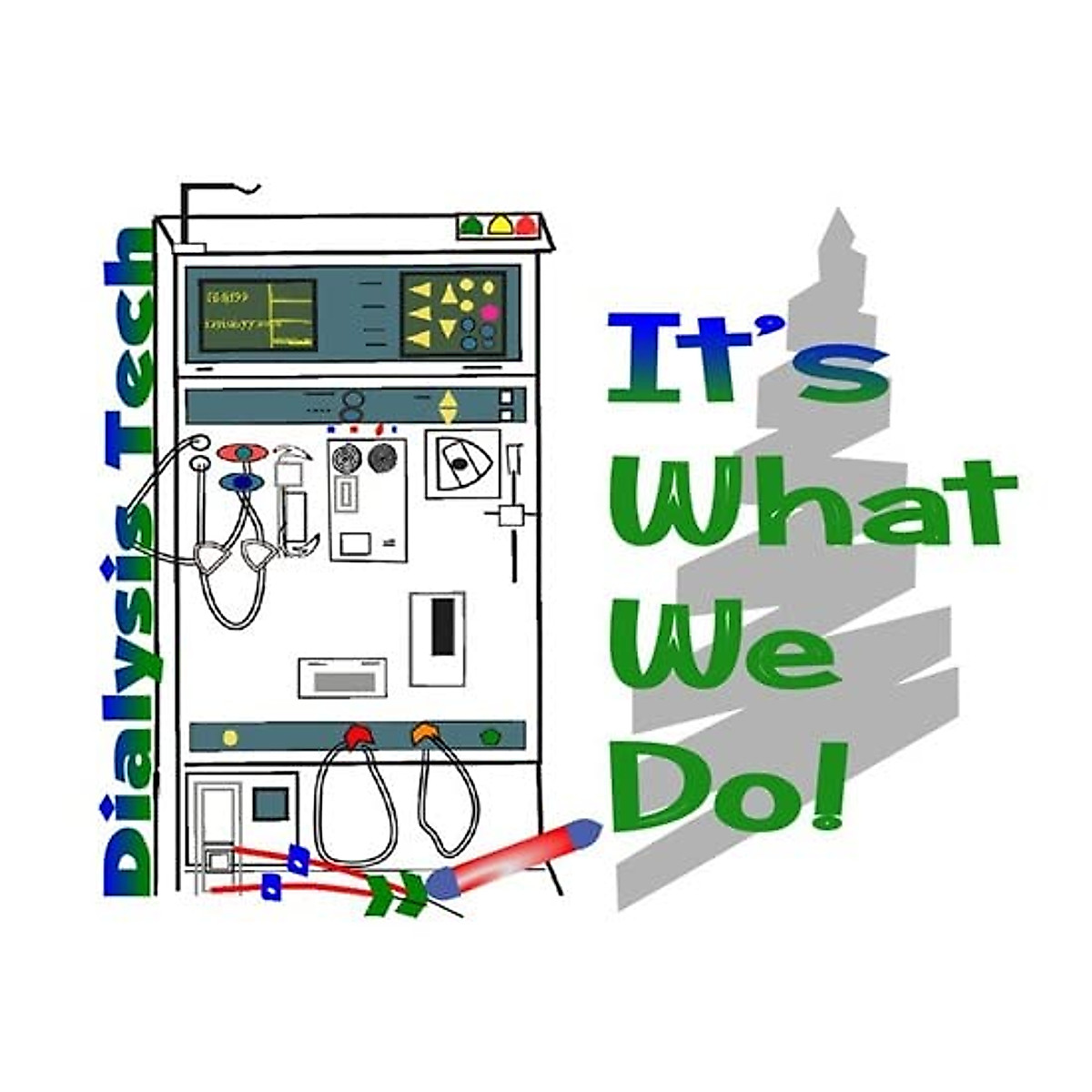 CafePress Dialysis Tech Mugs Ceramic Coffee Mug, Tea Cup 11 oz