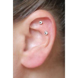 MODRSA Fake Nose Stud Fake Nose Ring Stud Mgentic Nose Stud Fake Stud Noes Ring Magnet Nose Ring Magnet Nose Piercing 3mm