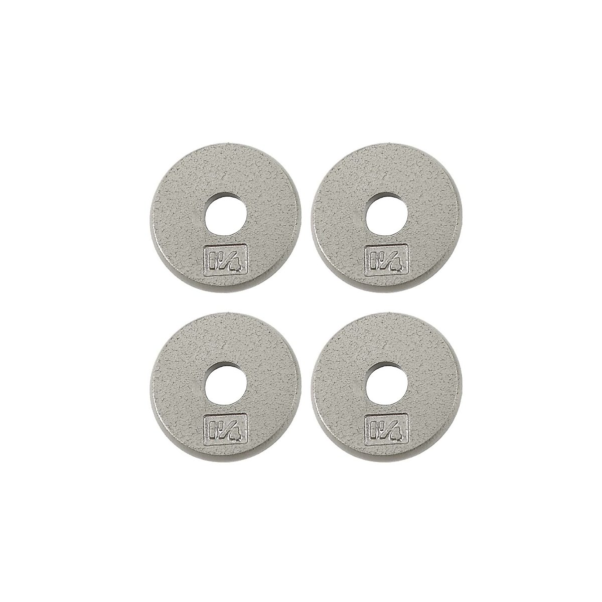 Ader Hollow E-Z Curl 1" Bar w/ 4 pcs of 1.25lb + 2.5lb Gray 1" Standard Weight Plates