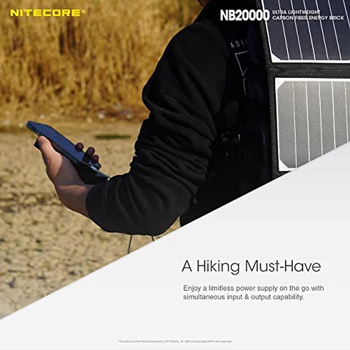 Nitecore Traveling Companion NB20000 Multi Ports USB Power Bank 20,000mAh w/Eco-Sensa VC4 4-Slot Digital Charger