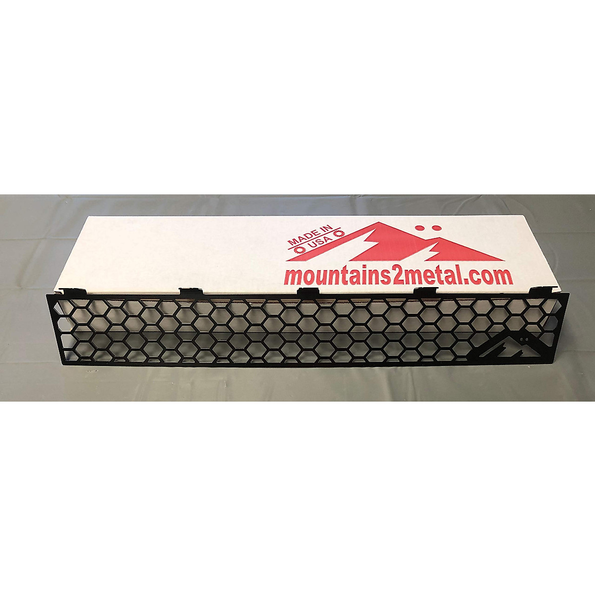 Mountains2Metal “Honeycomb” Edition Powder Coated Black Bumper Grille Insert Fits 2019+ Ford Ranger M2M #200-10-1