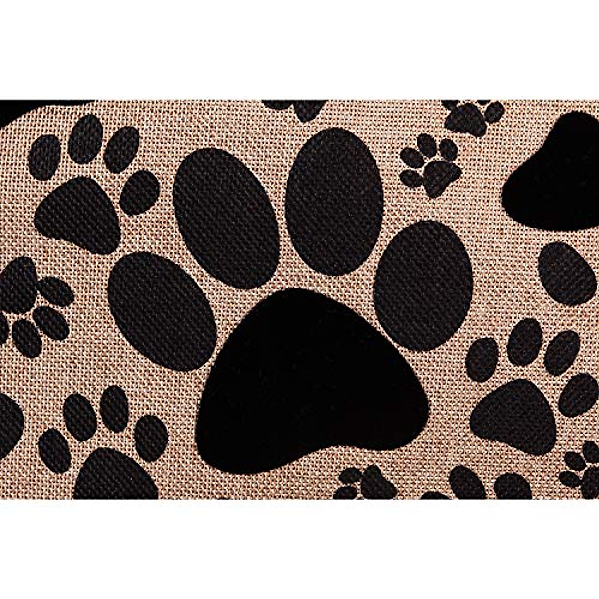 Evergreen Pet Lovers Paw Prints Heart Burlap Flag | 18 x 12.5 inches |Indoor Outdoor Weather Resistant | Double Sided | Valentine's Day or Pet Appreciation for Home House Garden Décor