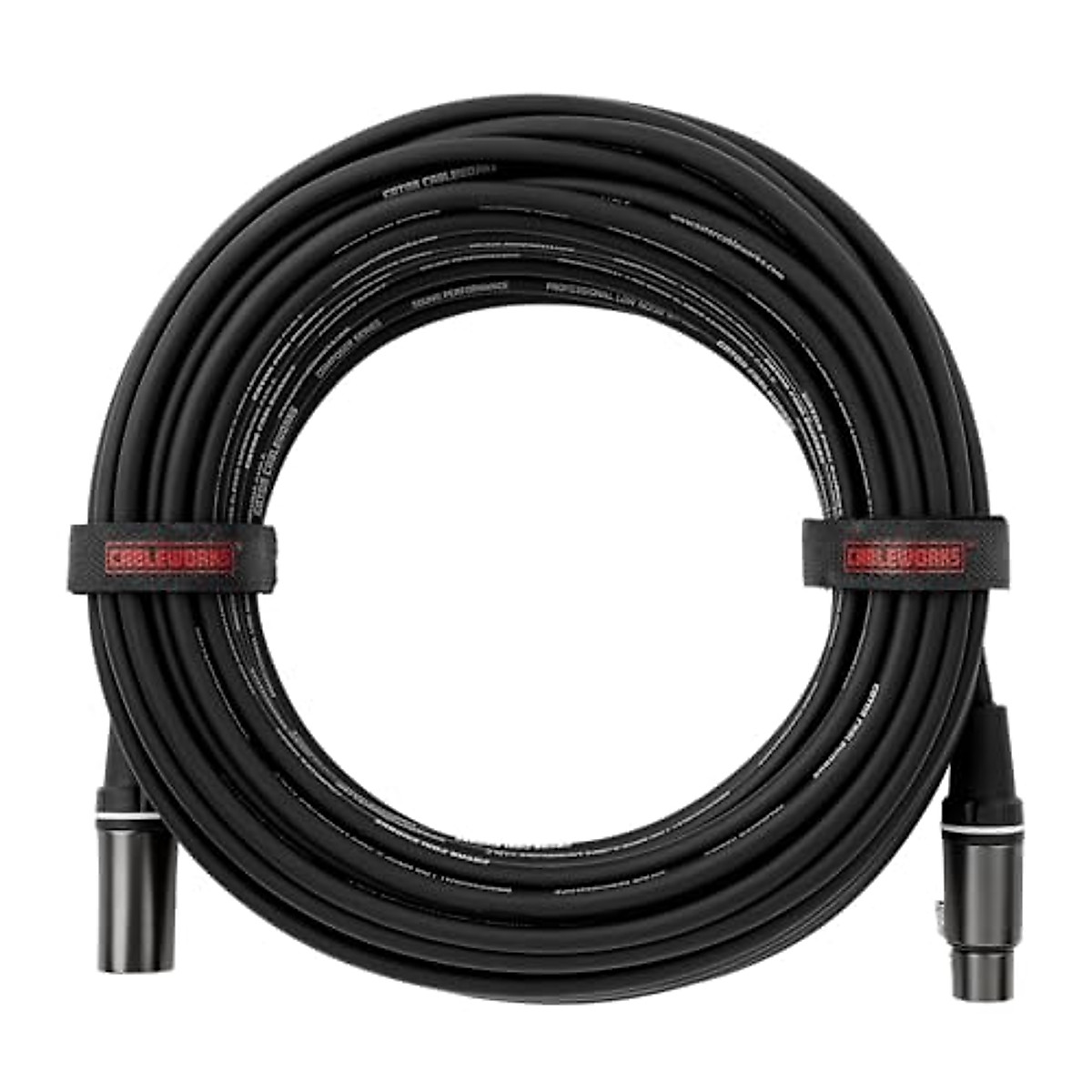 Cableworks By Gator Cases Composer Series Deluxe 100 Foot XLR Microphone Cable, (GCWC-XLR-100)