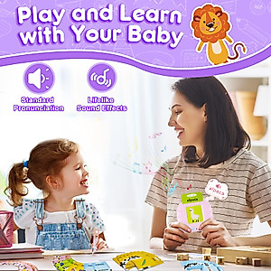 Yehtta Flash Cards for Toddlers 2 3 4 5 Year Old Boys and Girls, 224 Sight Words Talking Flash Cards, Sensory Toys for Autistic Children, Speech Therapy Toys for Kids Christmas Birthday Gifts