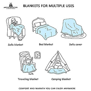 ARTIEMASTER Hope Faith Prayer Bible-Jeremiah 29:11 Flannel Blanket Throw Cozy Soft Quilt Fit Office Dormitory Home Farmhouse Travel for Adult 60 X 80 Inch for Adult