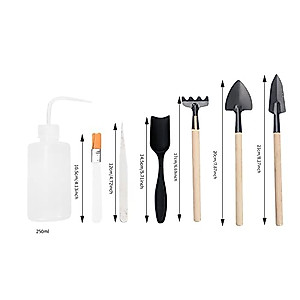 Snow Shovel for Heavy Snow - Piece Tools 7 Shovel Set Succulent Gardening Rake Fork Garden Patio & Garden