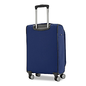 Samsonite Ascella 3.0 Softside Expandable Luggage with Spinners, Sapphire Blue, 2PC SET (Carry-on/Medium)