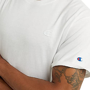 Champion mens Classic Jersey Tee Shirt, White, Large US