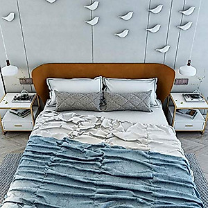 SJYDQ Nordic Nightstand Wooden Side Tables Bedroom Bedside Table with Drawer Bedroom Furniture Tea Table