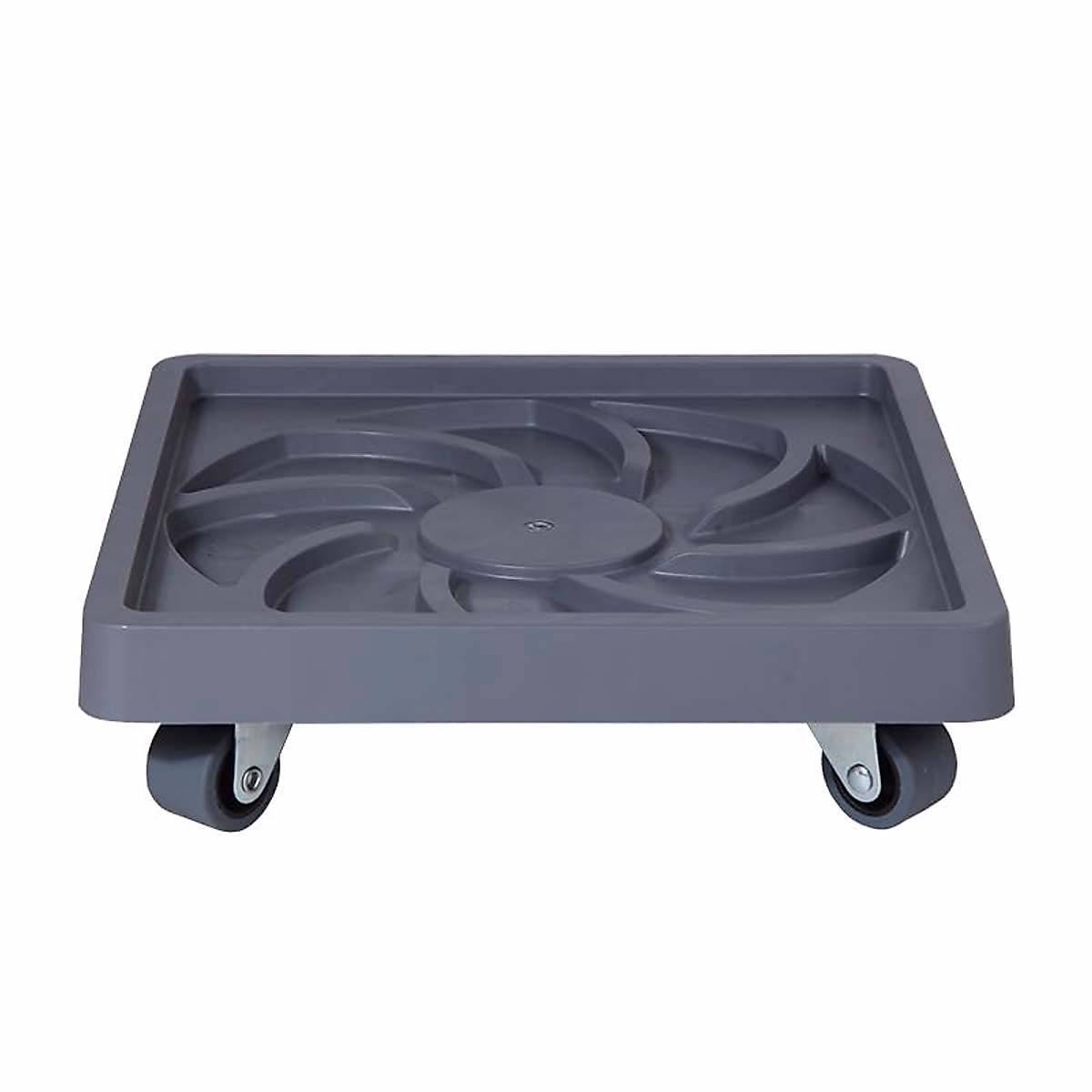 Plant Caddie with Wheels and Water Storage Tray, 11.8" Rolling Plant Stand, 4-Wheeled Plant Roller, Lockable Casters, Heavy Duty Plant Caddy for Large Indoor and Outdoor Planters