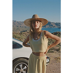 Lack of Color Women's Western Wide Palma Summer Hat (Natural, Small/Medium)