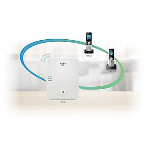 Yealink W53H Cordless DECT IP Phone, Base Station Not Included, 1.8-Inch Color Display. 10/100 Ethernet, 802.3af PoE, Power Adapter Included